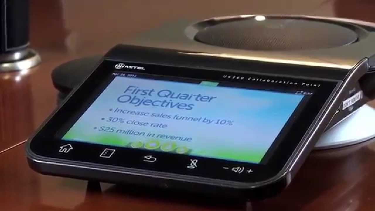 Mitel MiVoice Conference Phone Model Demo - YouTube