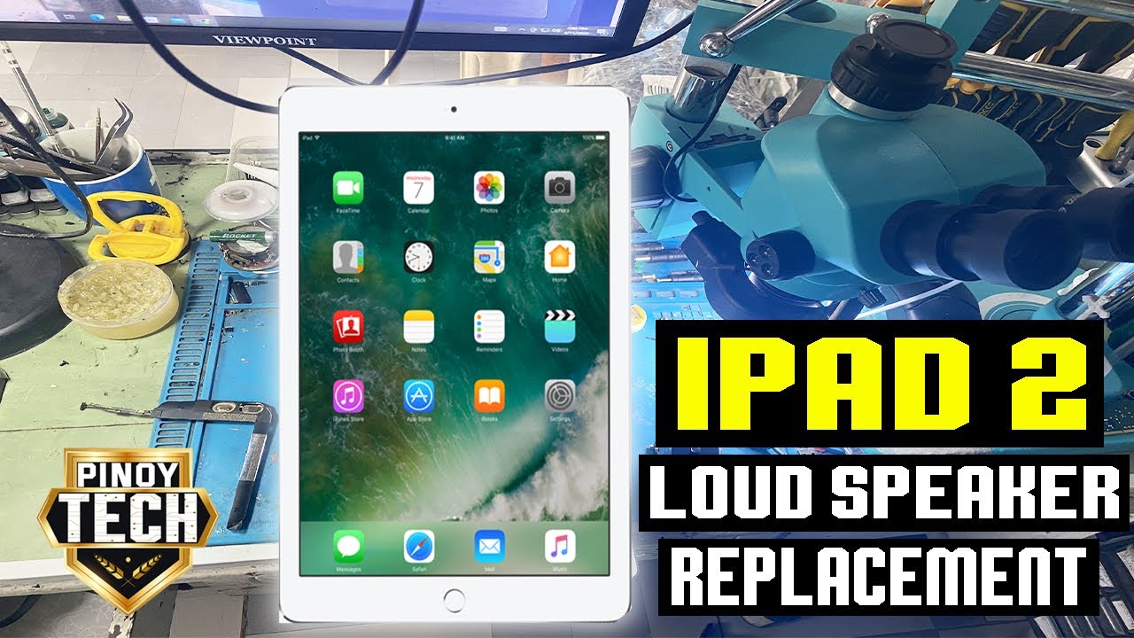 Ipad 2 model A1395 buzzer speaker replacement - YouTube
