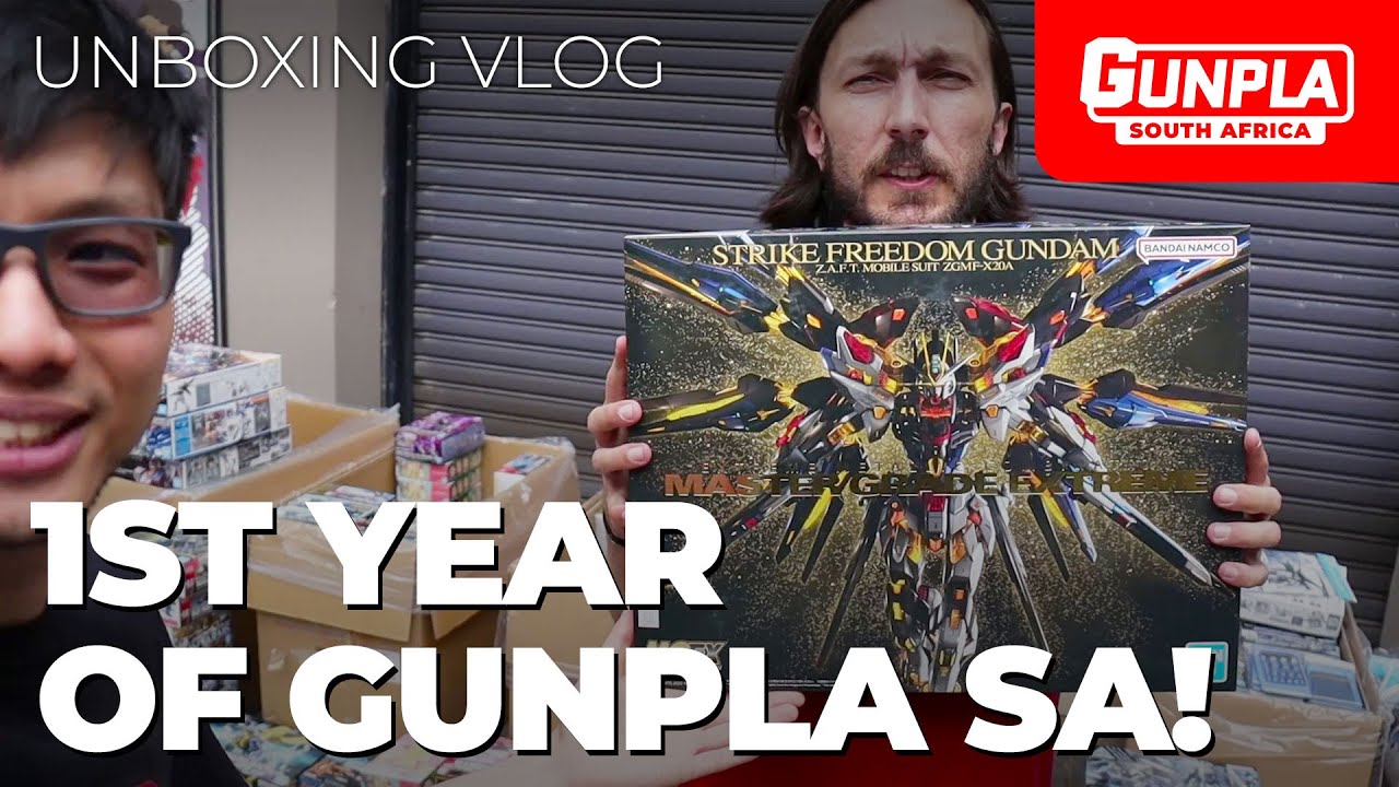 1st MGEX Strike Freedom Gundam in South Africa and 1st year of GUNPLA ...