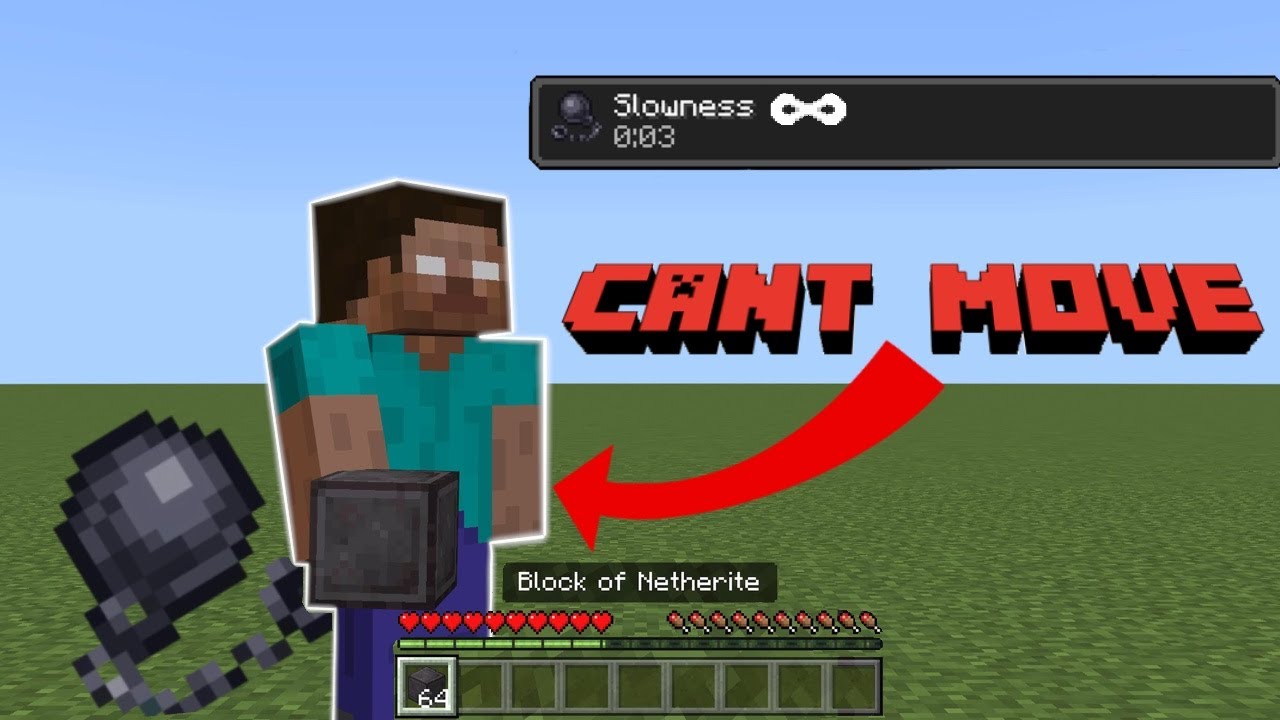 Minecraft, But Items Slow You Down... - YouTube
