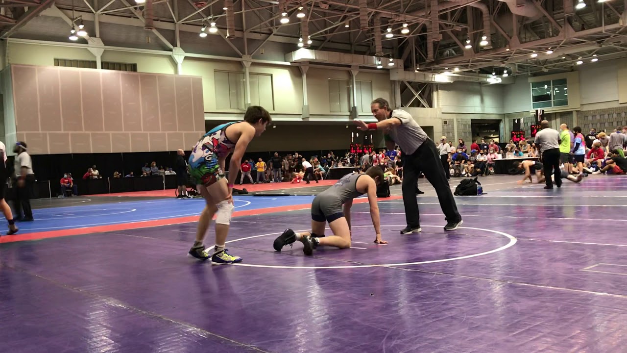 NHSCA Duals - Match 4 - YouTube