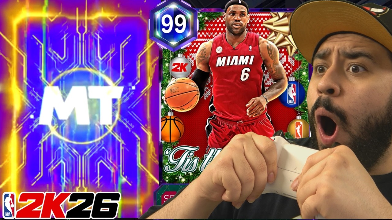 I Spent 1,000,000 VC on Christmas Packs for Dark Matter Lebron James ...