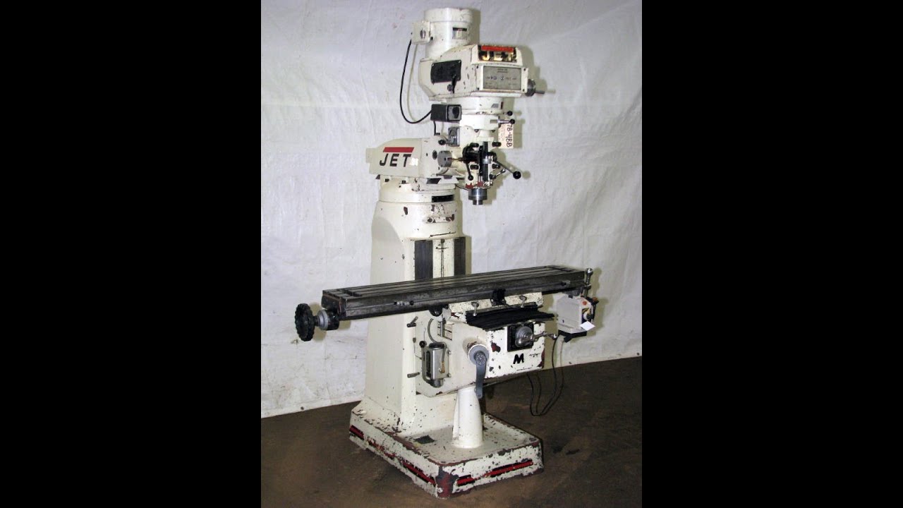 JET Vertical Mill, Ref #078-488 - SOLD - YouTube