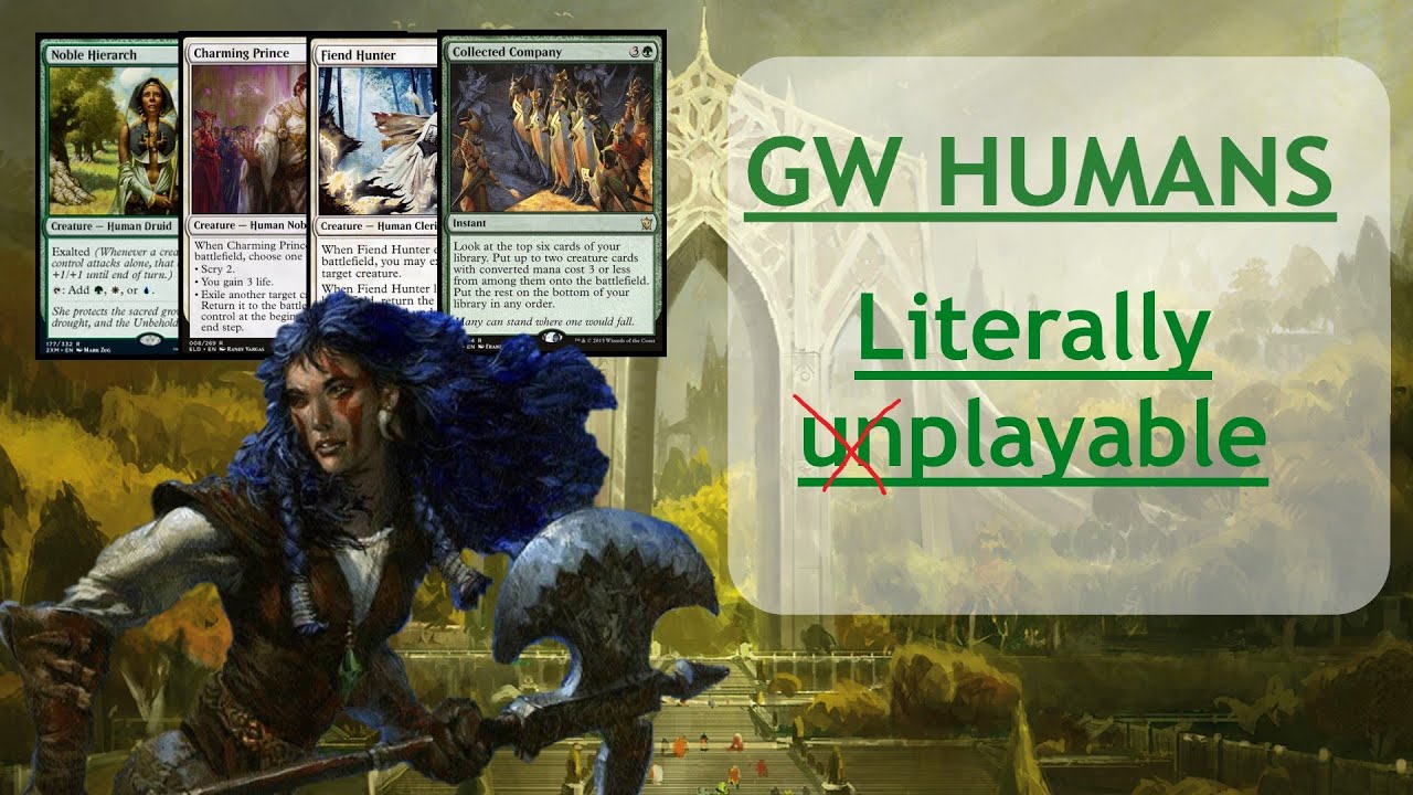 [MTG Modern] GW Humans Feat Champion of Lambholt - YouTube