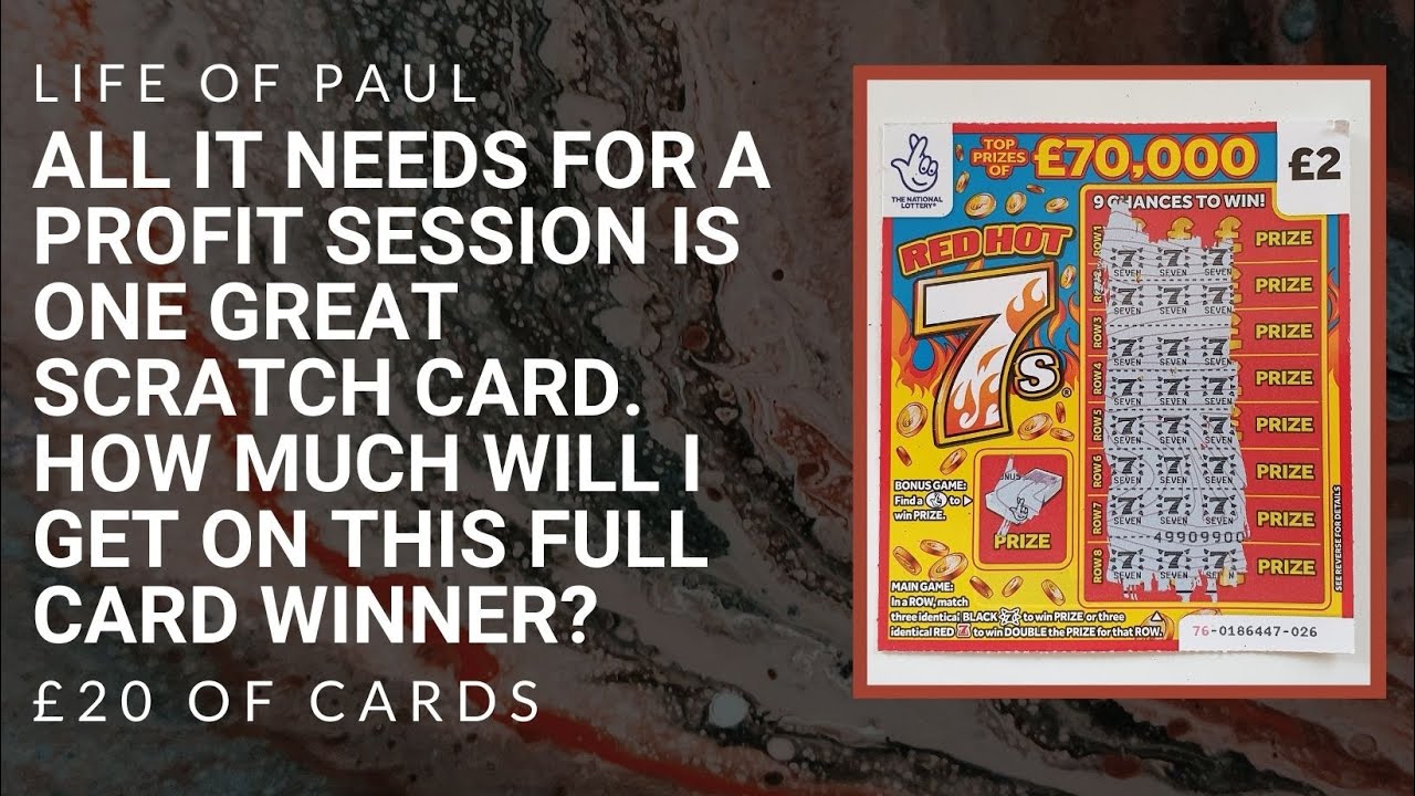 Full scratch card winner on Red Hot 7s, I am lost for words as it's a ...