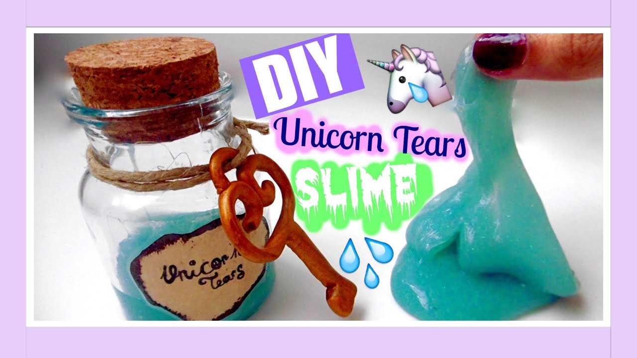 DIY Unicorn Tears Slime ⎥MiSweetWorld - YouTube