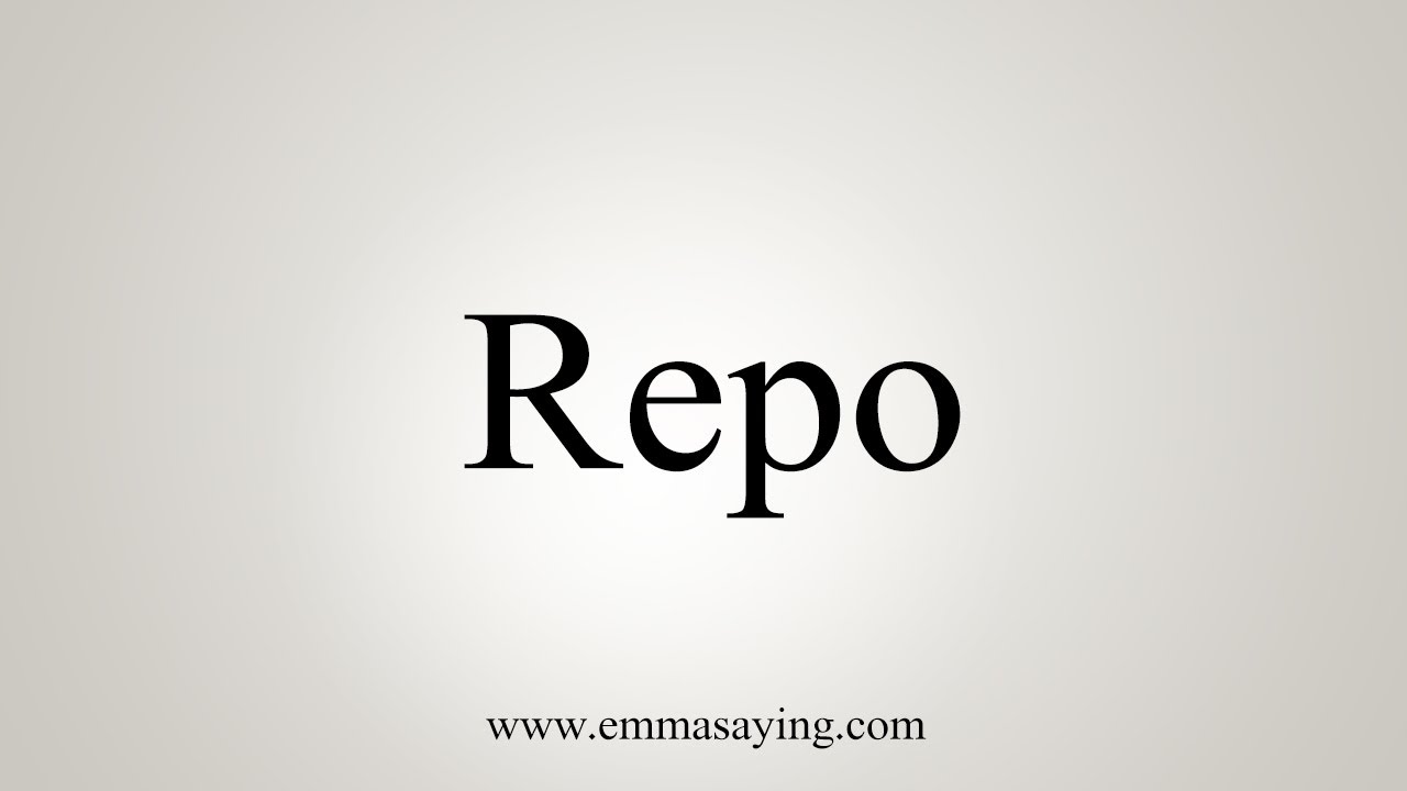 How To Say Repo - YouTube