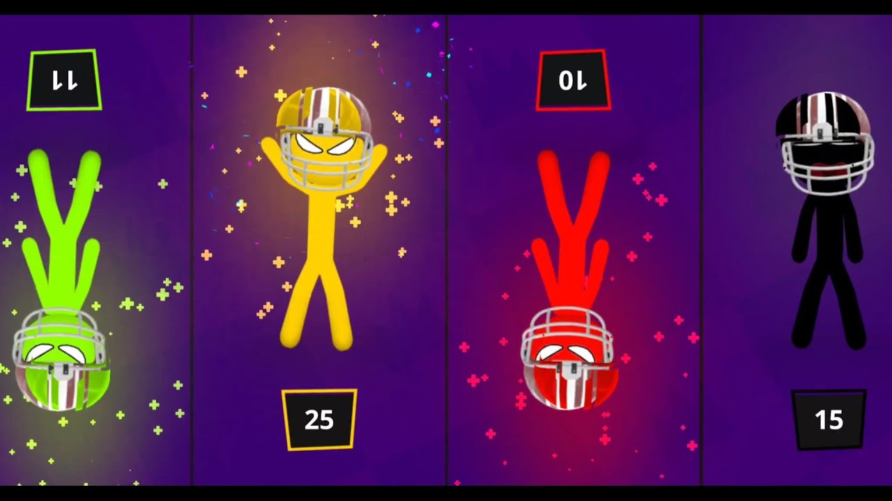 Stickman Party Tournament Fun Race,Switch Color,Lawn Mower,Stick N Ball ...