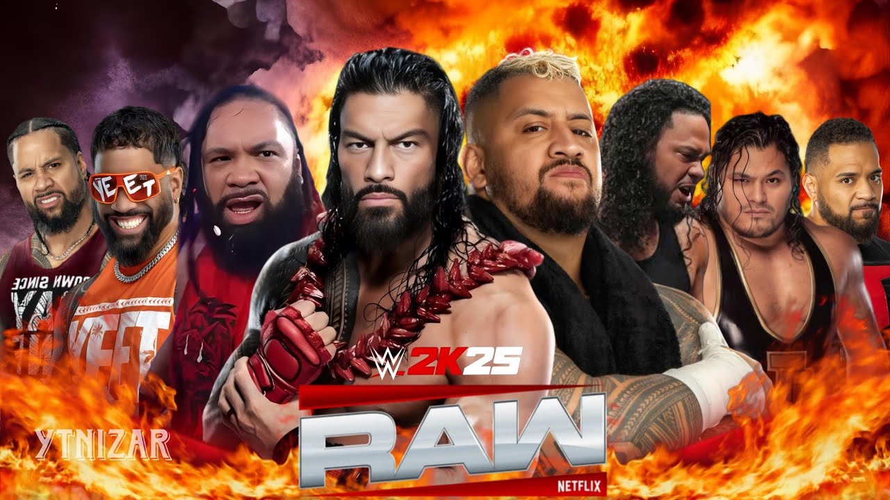 ROMAN REIGNS OG BLOODLINE VS SOLO SIKOA MY FAMILY TREE WWE RAW NETFLIX ...