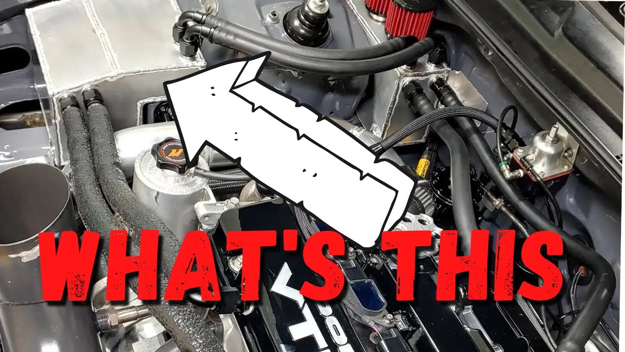 Custom Oil Catch Can For The Prelude - YouTube