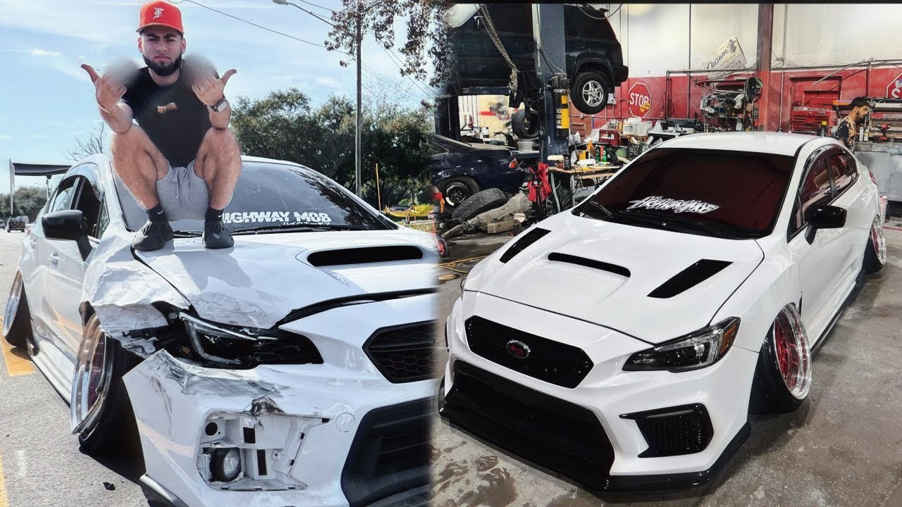 HE CAMBERED HIS BRAND NEW WRX THEN LITERALLY DESTROYED IT - YouTube
