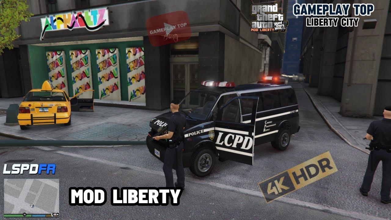 GTA 5 MOD Liberty City Preservation Project LSPDFR - YouTube