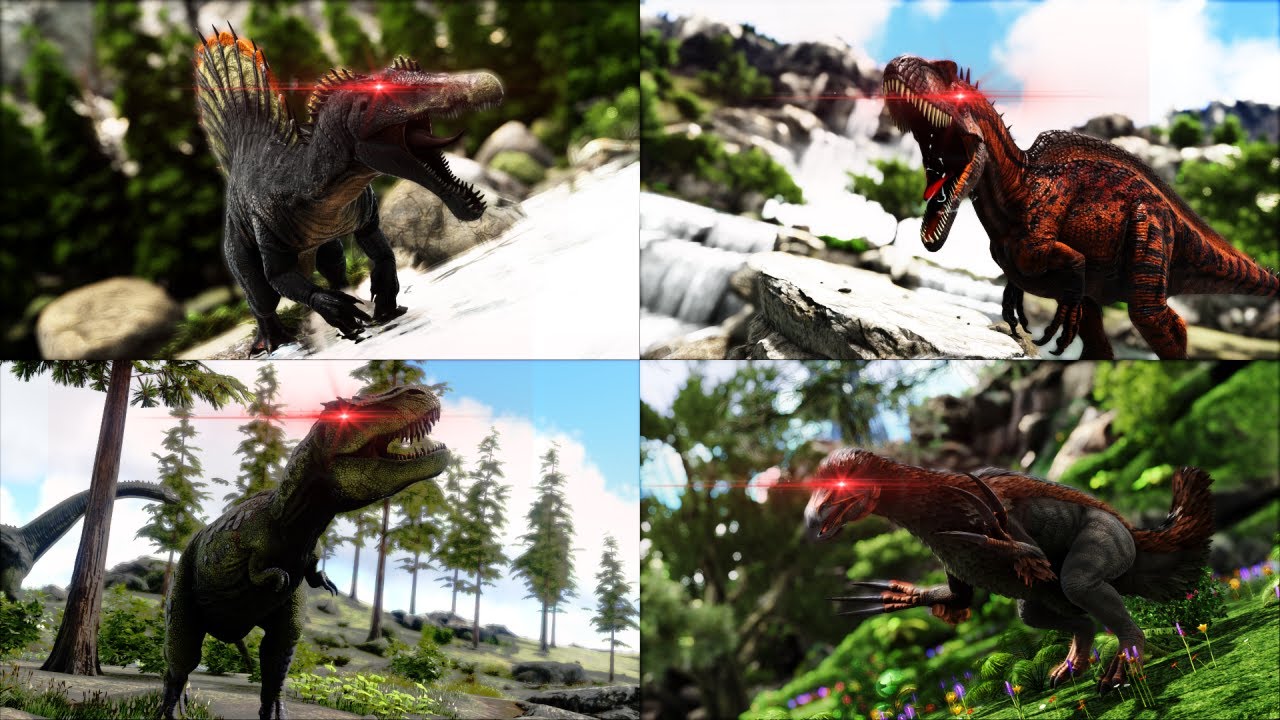Which Is The Best Creature To Take Down The Savage Acro|| ARK Mods ...