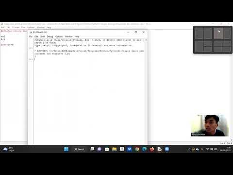 BELAJAR STRING DAN INPUT DATA PADA PHYTON ||| MUHAMAD RIZKY BACHTIAR 211010150067 - YouTube