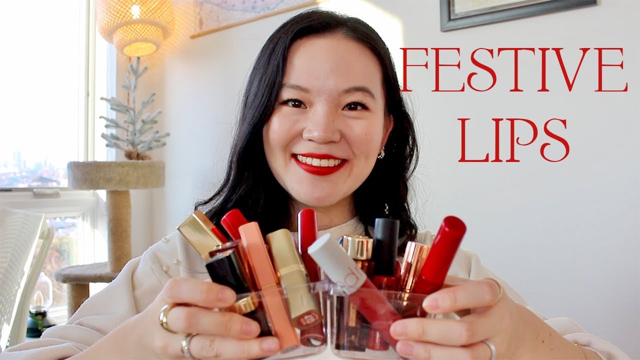 One of these 15 lipsticks will be YOUR festive lipstick - YouTube