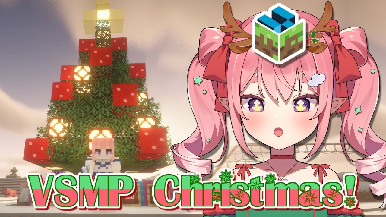 The Winter Wonderland is OPEN!! Merry Christmas! 【VSMP Minecraft】 - YouTube