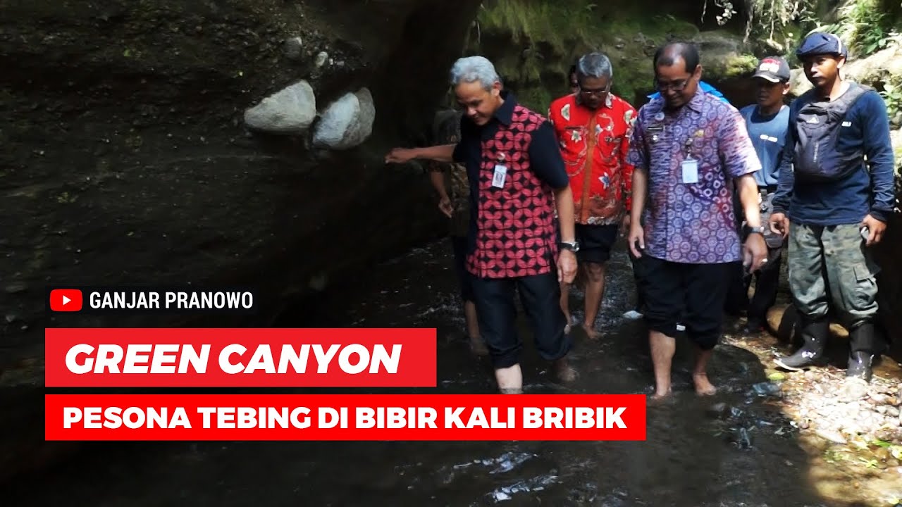 Green Canyon : Pesona Tebing Di Bibir Kali Bribik - YouTube