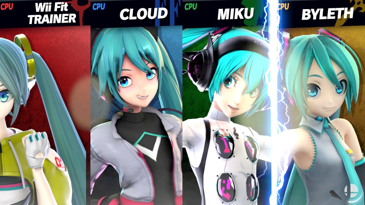 Boxing Miku vs CrossWorlds Miku vs Persona Miku vs Hatsune Miku [Chaos ...