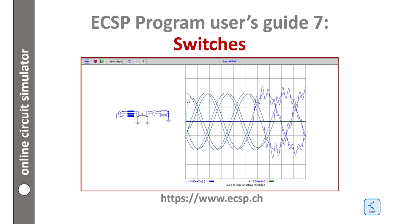user's guide www.ecsp.ch: breakers and switches [circuit simulator ...