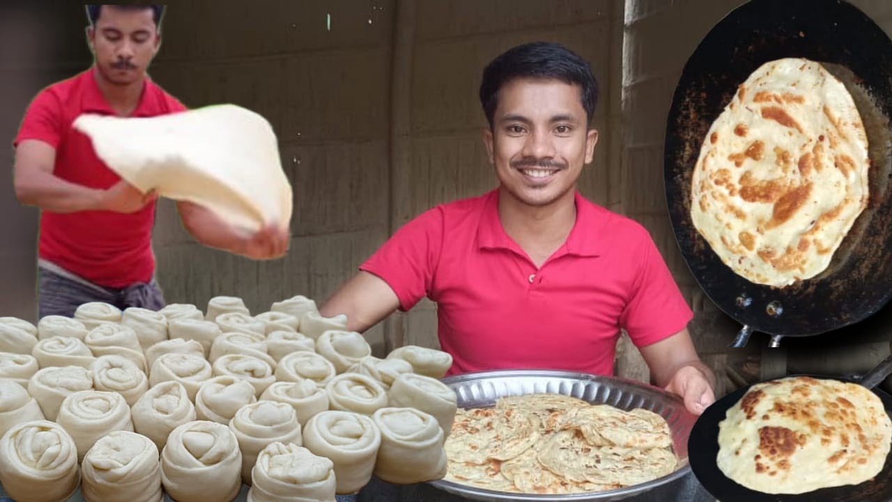 PAROTTA | How To Make Soft Layered Paratha | Kerala Parotta Recipe ...