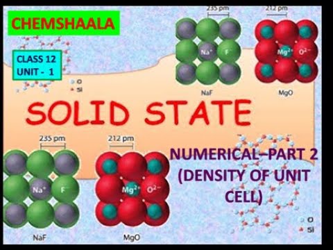 NUMERICAL II DENSITY OF UNIT CELL II - YouTube