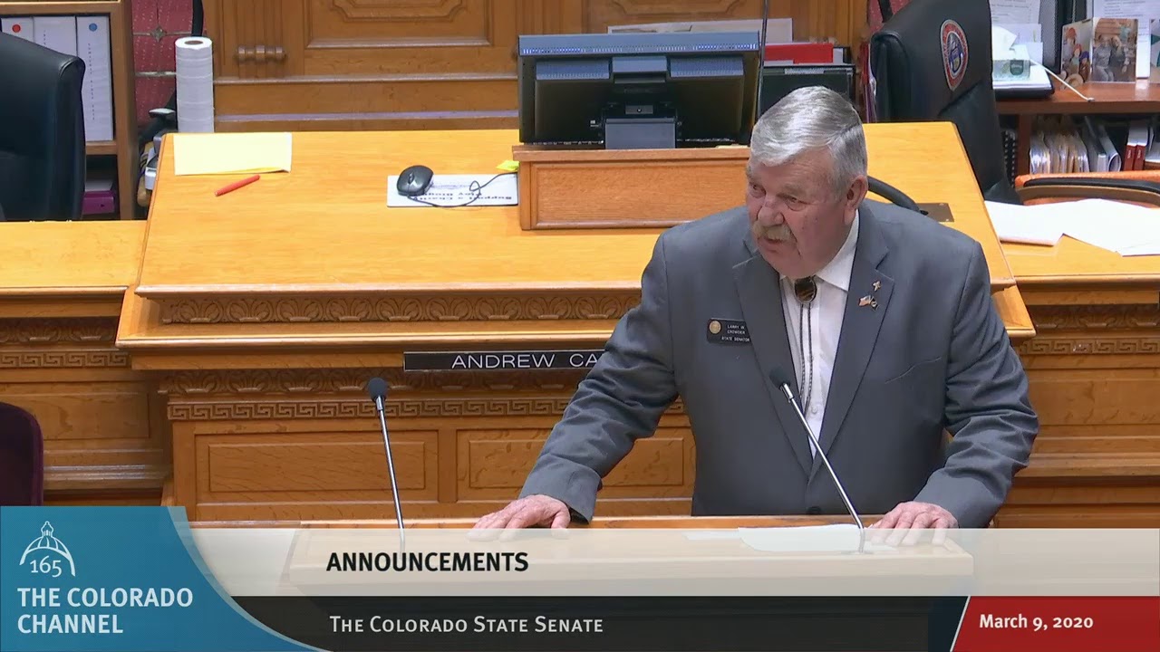 Colorado Senate 2020 Legislative Day 062 - YouTube