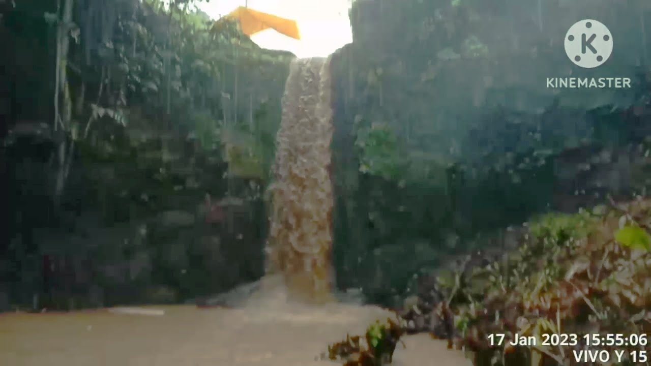 air terjun Curug semanau desa tapa sikap dalam - YouTube