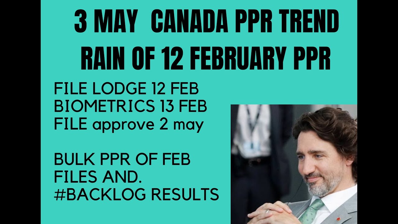 3 may Canada PPR|canada PPR timelines|canada visa timelines #sds# ...