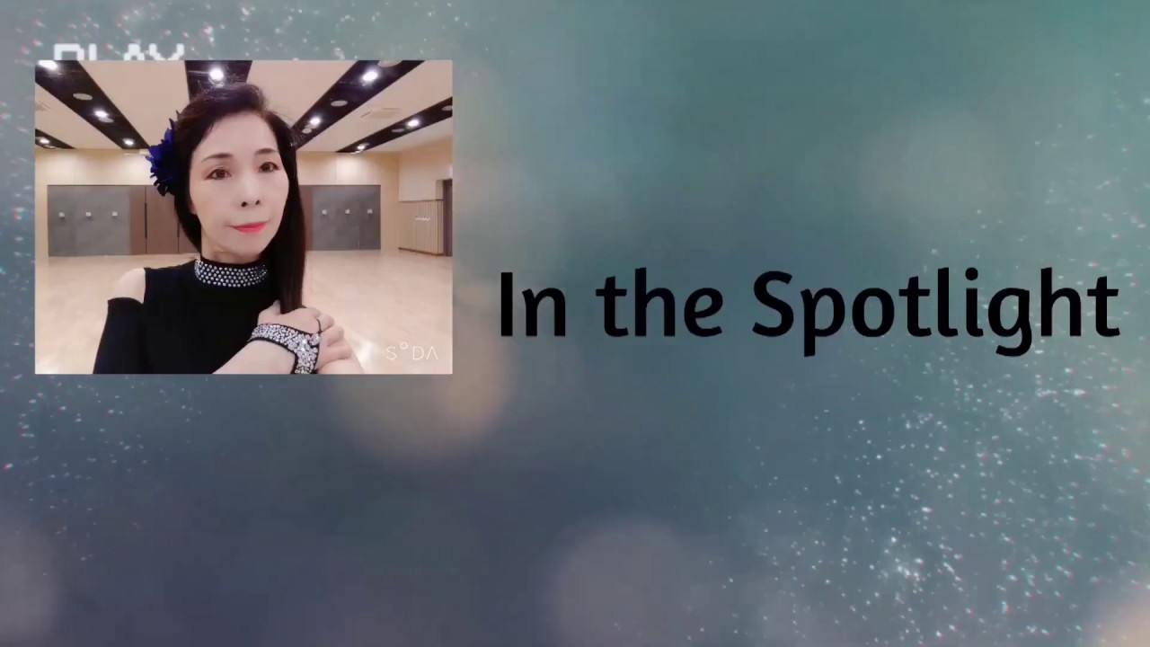 In the Spotlight Line Dance (Demo&Count)코로나19퇴치 홈라인댄스 코로나19 이젠 끝 !! O.K ...