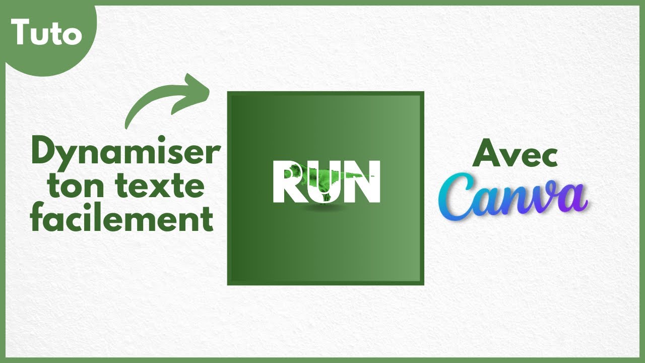 Dynamiser un texte facilement avec Canva ! - YouTube