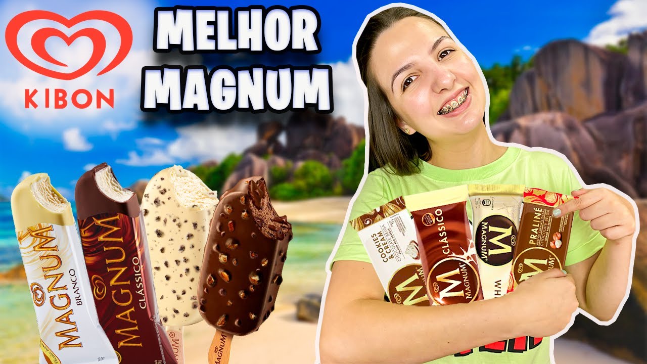PROVAMOS VÁRIOS SABORES DE PICOLÉ MAGNUM - YouTube