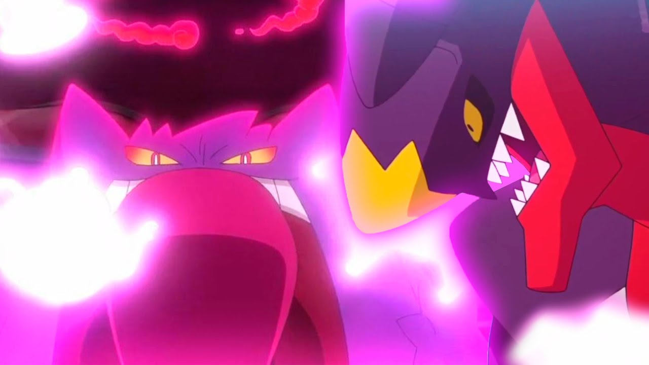 ⚠️ ¡ASH vs CYNTHIA! ¡GENGAR GIGAMAX vs MEGA GARCHOMP! 🔥 || POKÉMON ...