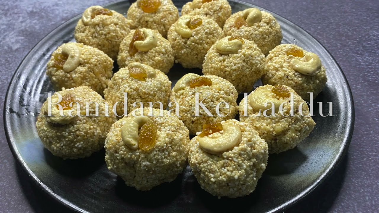 Bihar Special Popped Rajgira & Mawa Ladoo / Ramdana Lai / Popped ...