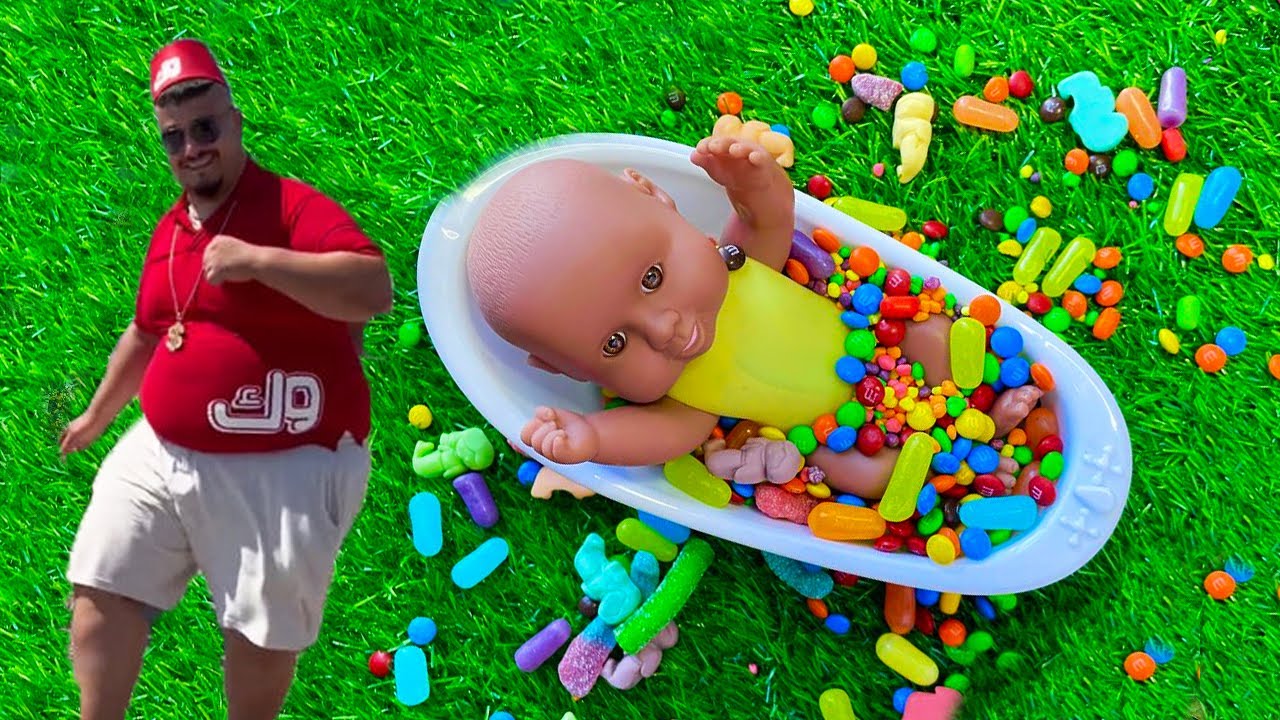 Skibidi Bop Yes Yes Yes. Rainbow Mixing Candy and Toys with M&M's ...