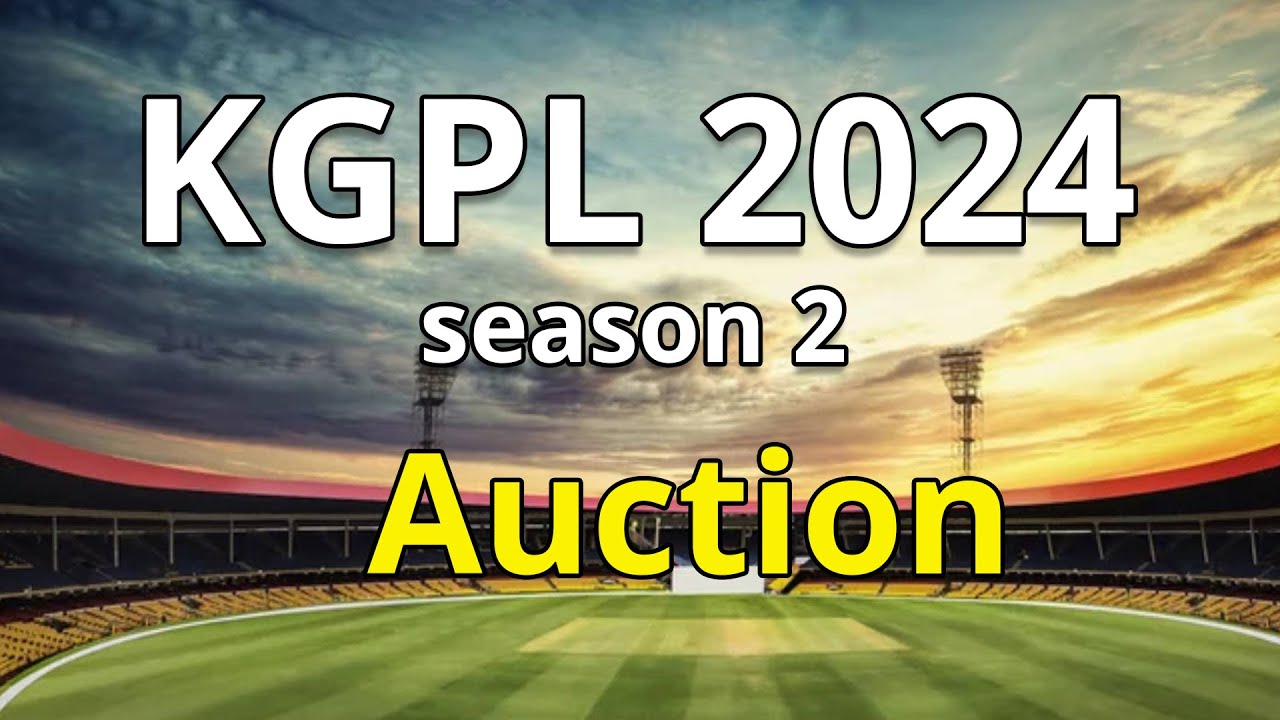 KGPL season 2 2024 Ouction - YouTube
