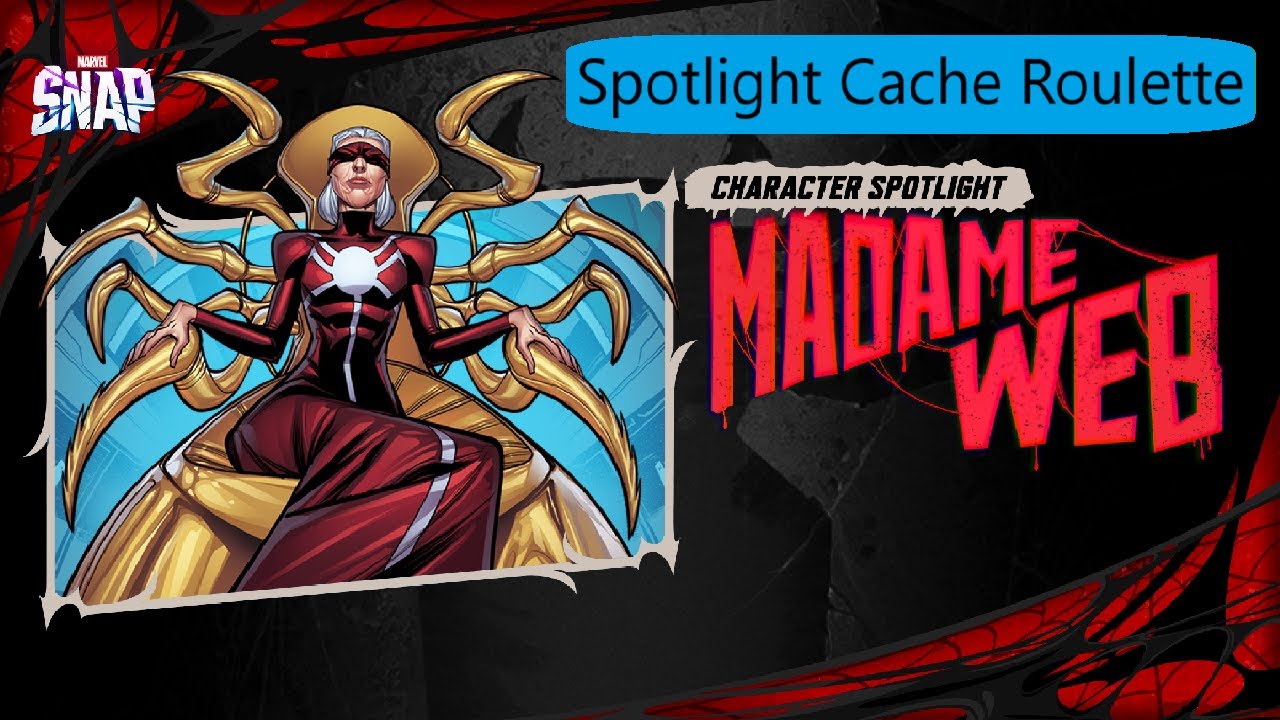 Marvel Snap Spotlight Cache Roulette (MADAME WEB) - YouTube