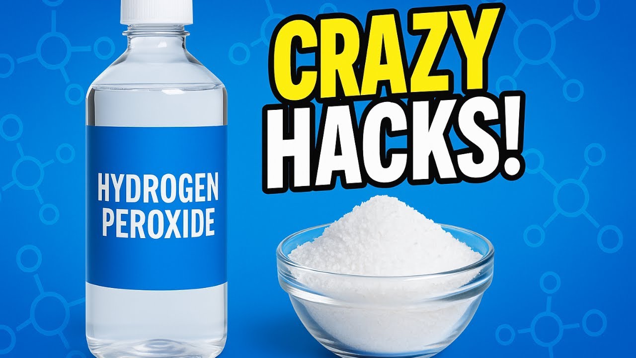 Remove stains easily using salt and hydrogen peroxide - YouTube