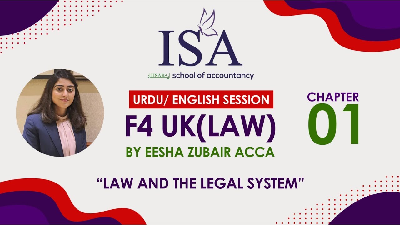 F4 (UK-LAW) | Chapter 1| Part-1 | Law and the legal system | BPP ...