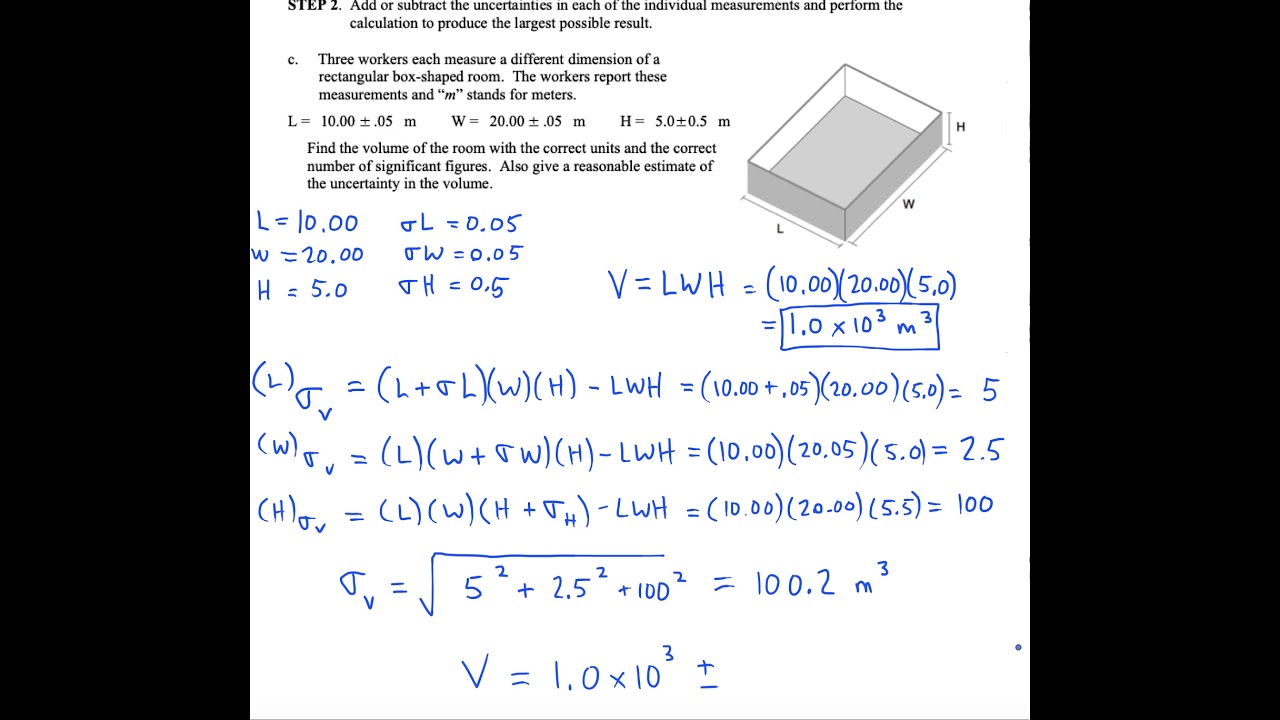 Propagation of Uncertainty Using Partial Derivatives and Quadrature ...