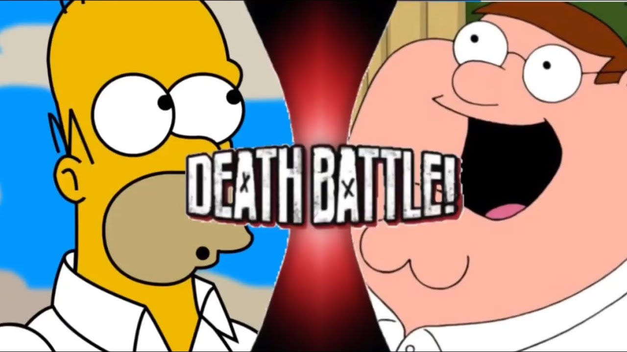 Death battle fan trailer) Homer Simpson vs Peter griffin (the Simpsons ...