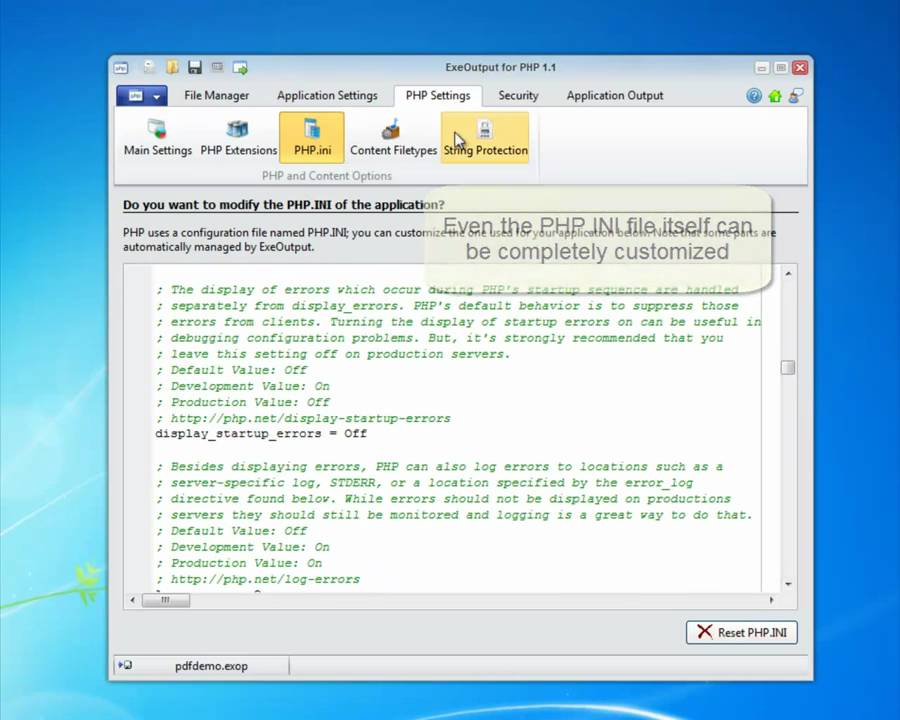 PHP to EXE Compiler: ExeOutput for PHP Demo - YouTube