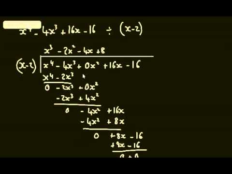 Core 2 - Algebra and Functions (1) Polynomial Division & Equating ...