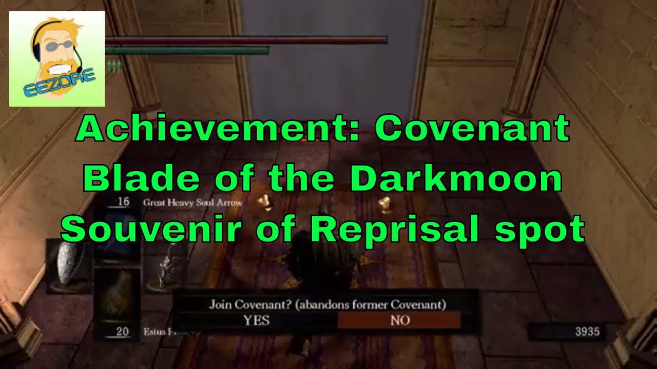 Dark Souls Achievement: Covenant Blade of the Darkmoon - YouTube