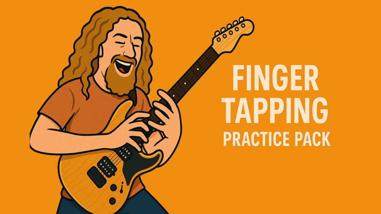 Finger Tapping Guitar Practice Etude | Major Seven Arpeggio - YouTube