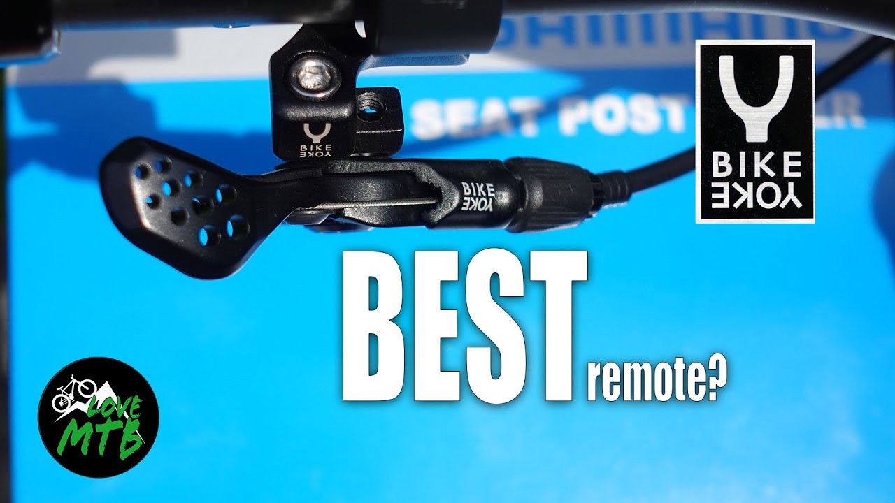 BikeYoke Triggy Alpha Dropper REMOTE Review vs Shimano Seat Post Remote ...