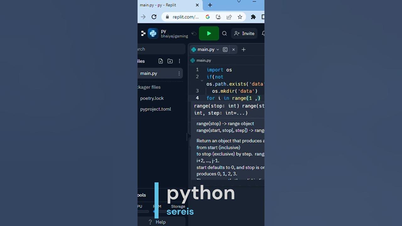 Os Module Pythonpython Seriesyoutubeshorts Shorts Youtube
