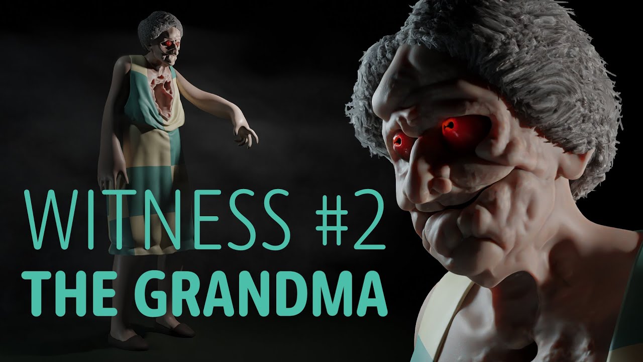 Sculpting Grandma (A Horror Game Monster) - YouTube