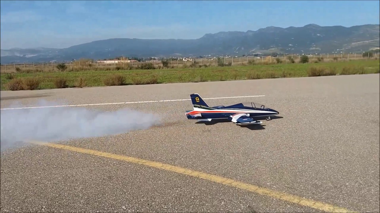 rc aermacchi MB-339 turbine k80 jet - YouTube
