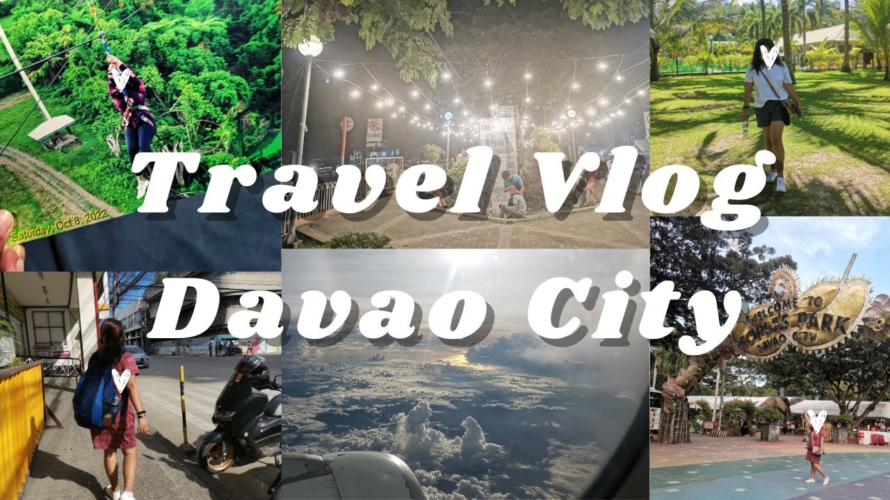 first solo trip to davao city ️ davao travel vlog | living alone diaries 🌻 - YouTube