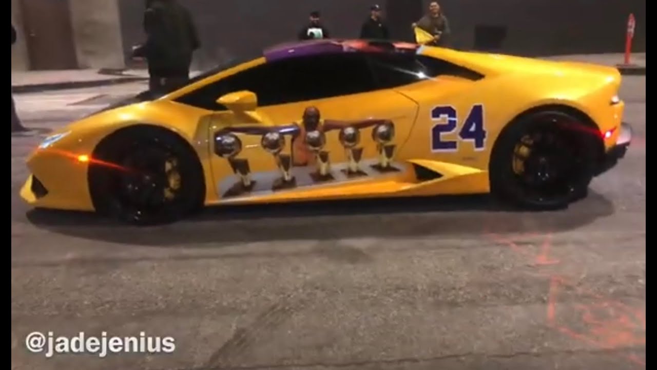 **FIRST** KOBE LAMBORGHINI TRIBUTE **IN THE WROLD** - YouTube